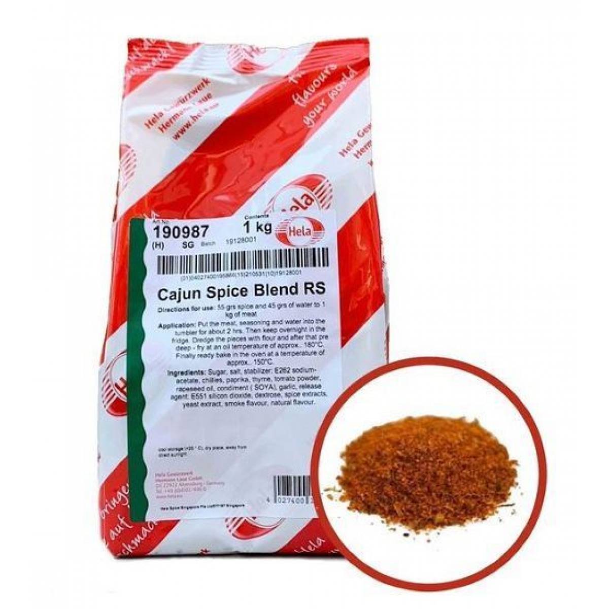 Hela Cajun Spice Blend RS ( 190987 ) 1kg