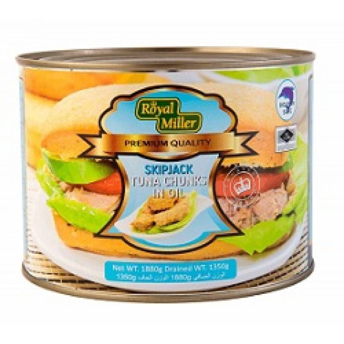 Royal Miller Tuna Chunk In Oil 1.88kg